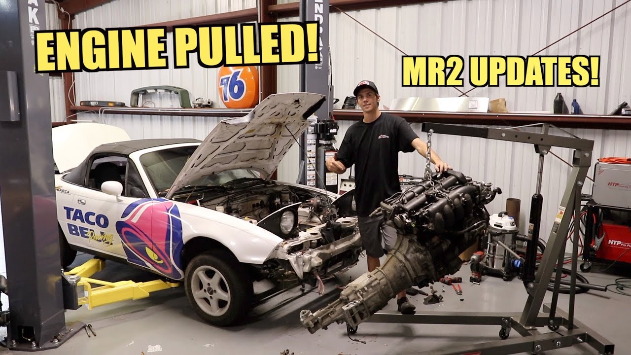K-Swap Miata Build Part 1 Engine Is Out! - YouTube