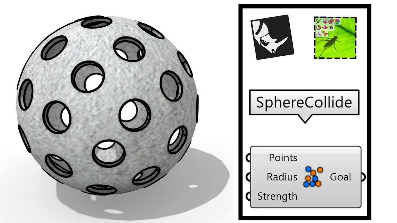 Grasshopper Kangaroo Tutorial (Sphere Collide) - YouTube