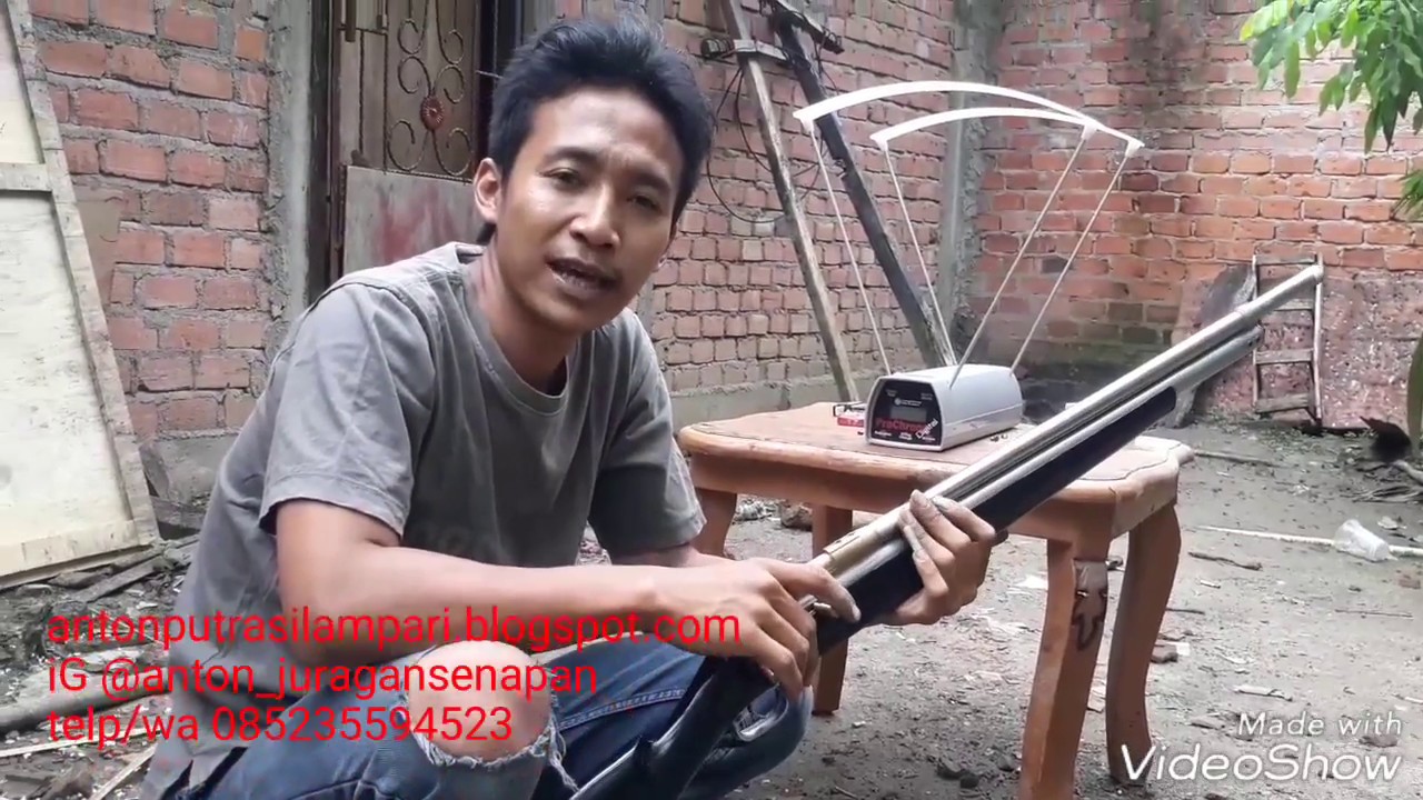 Tes Senapan angin pcp super king remington series Samyang 4000psi ...