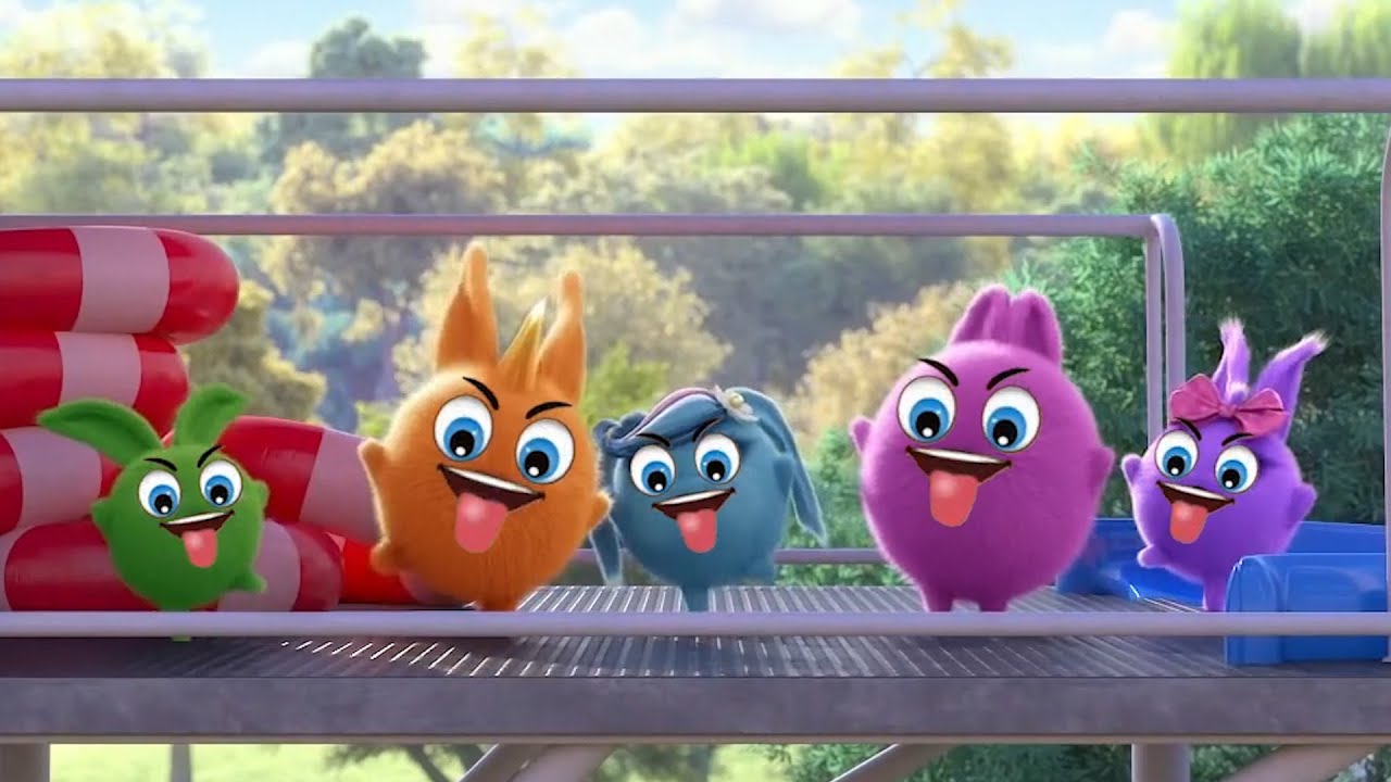 Mega Slide | Sunny Bunnies in Teasing Tongue Version - YouTube