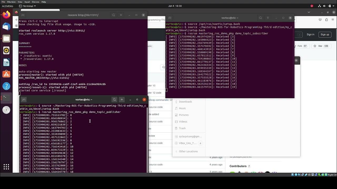 Chapter 2 - Getting Started with ROS Programming | Mastering ROS for Robotics Programming 3d ...