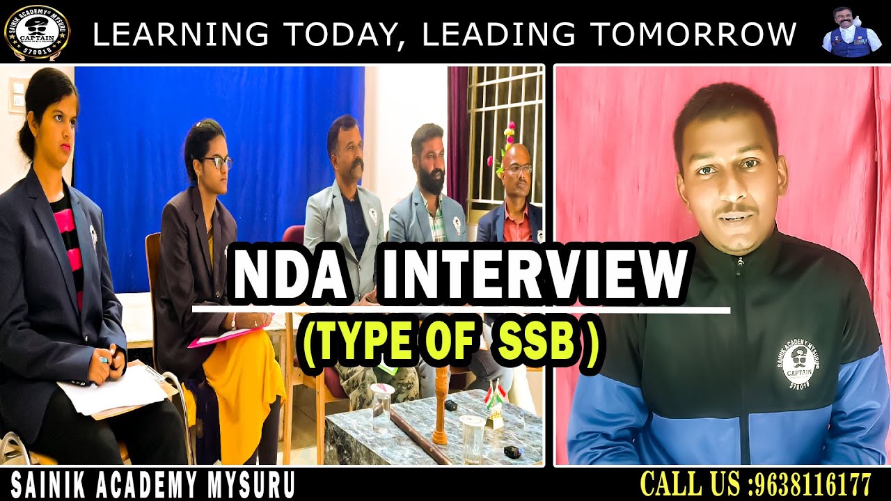 NDA INTERVIEW | (TYPE OF SSB) | Best NDA Coaching Center In India - YouTube