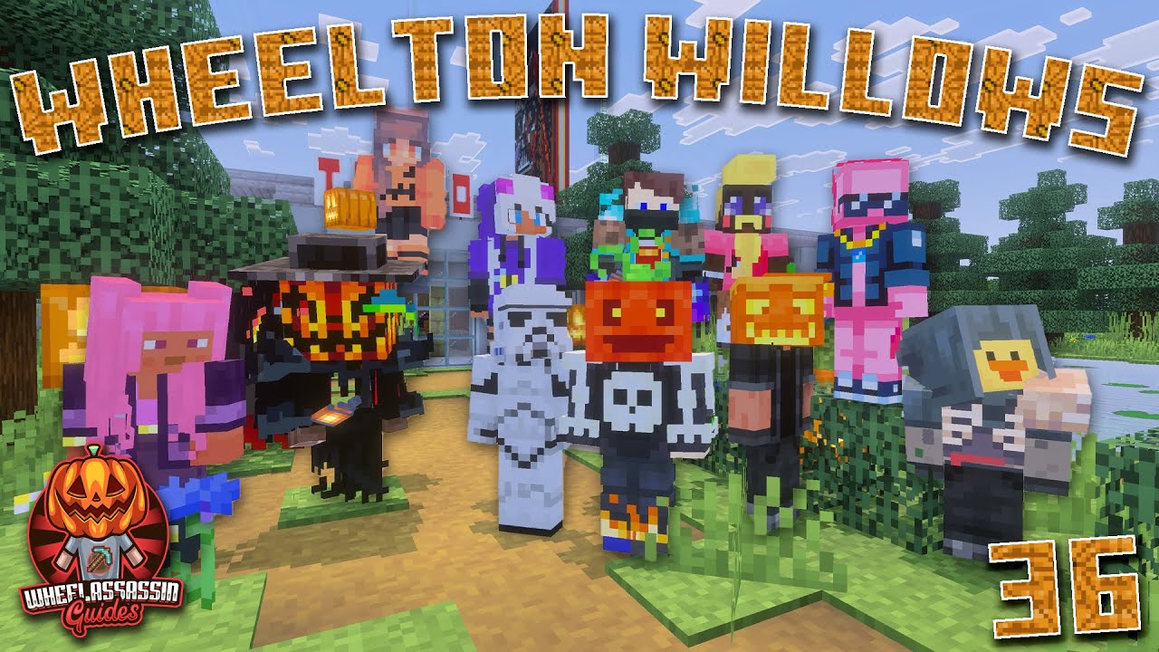 Minecraft City with Viewers | Wheelton Willows Ep. 36 | Haunted House ...