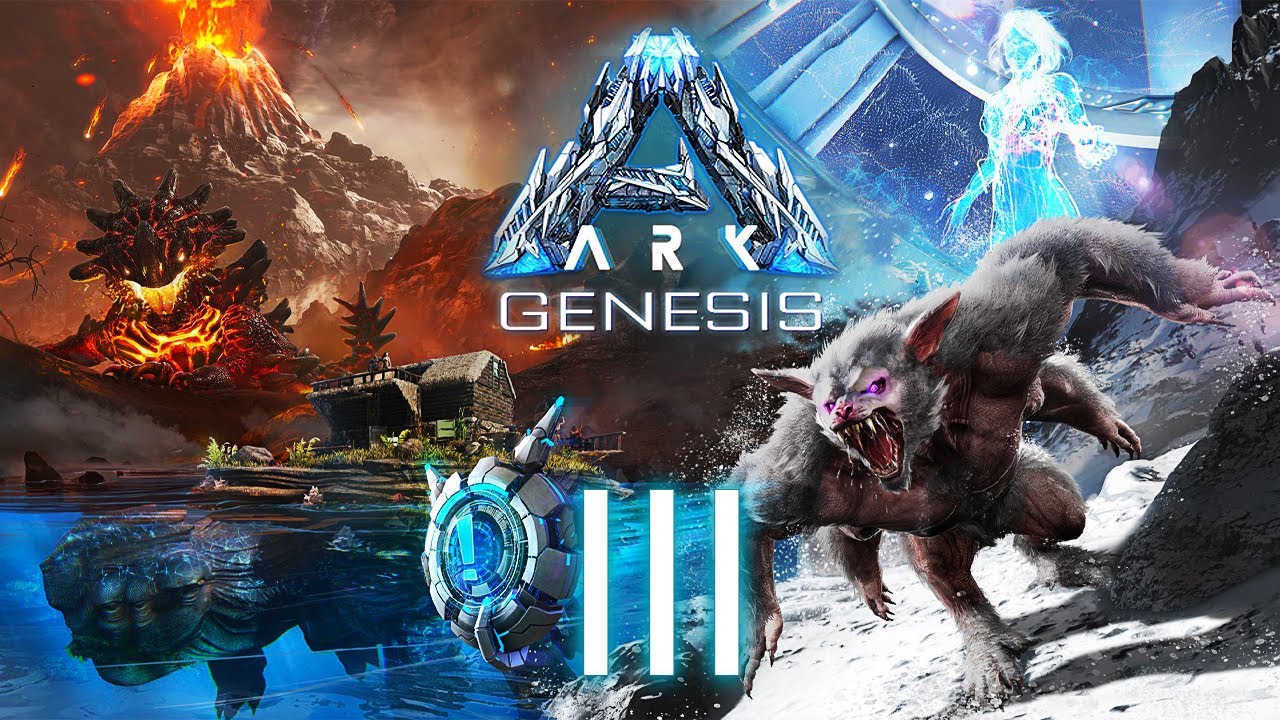 ARK Genesis III Grundaufbau im Eis! - YouTube