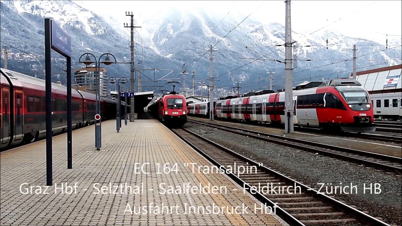 ÖBB Schnellzüge quer durch Österreich - YouTube