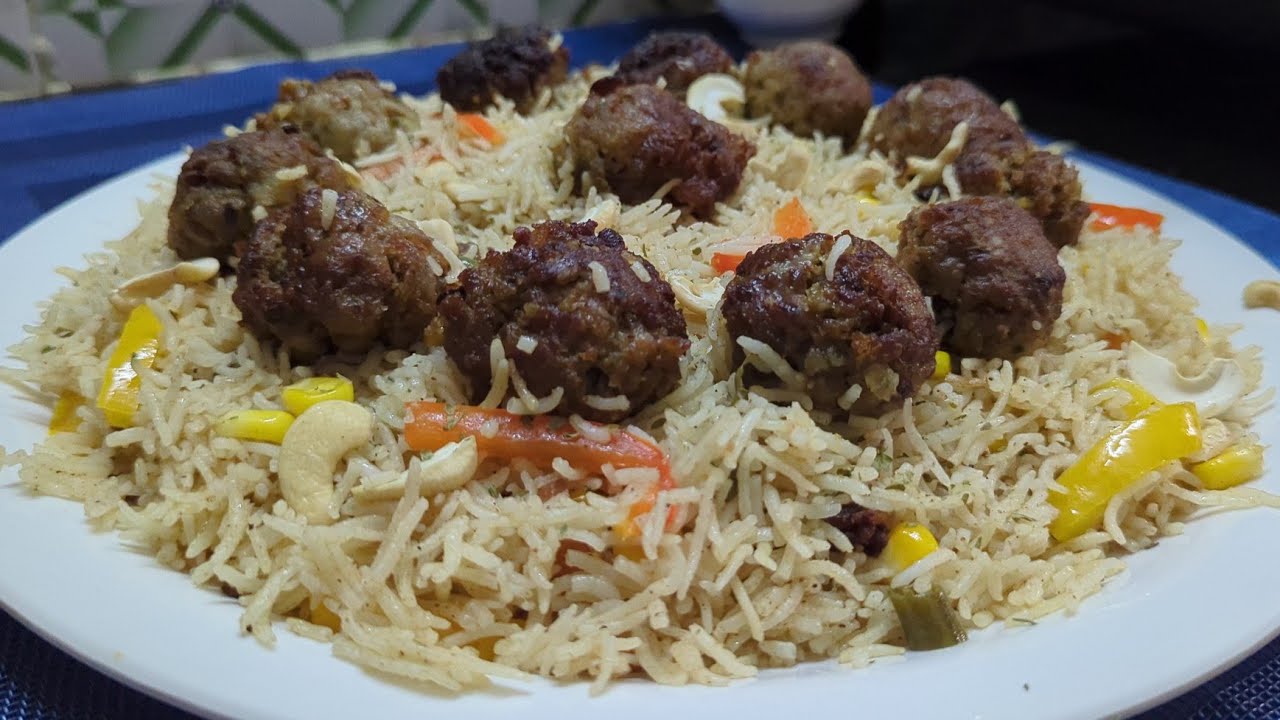 MUTTON KOFTA RICE (Simple & Easy Recipe) - YouTube