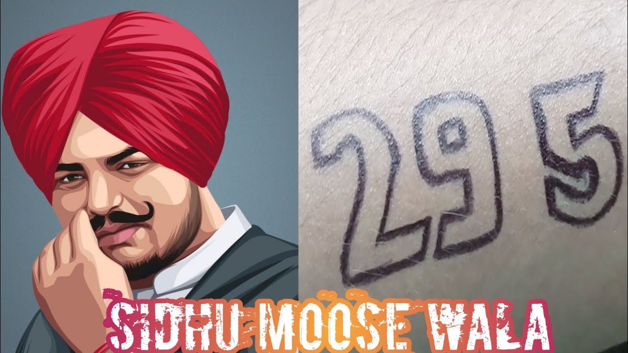Sidhu Moose wala New tattoo Art||tattoo of Sidhu Moose wala on hand ...