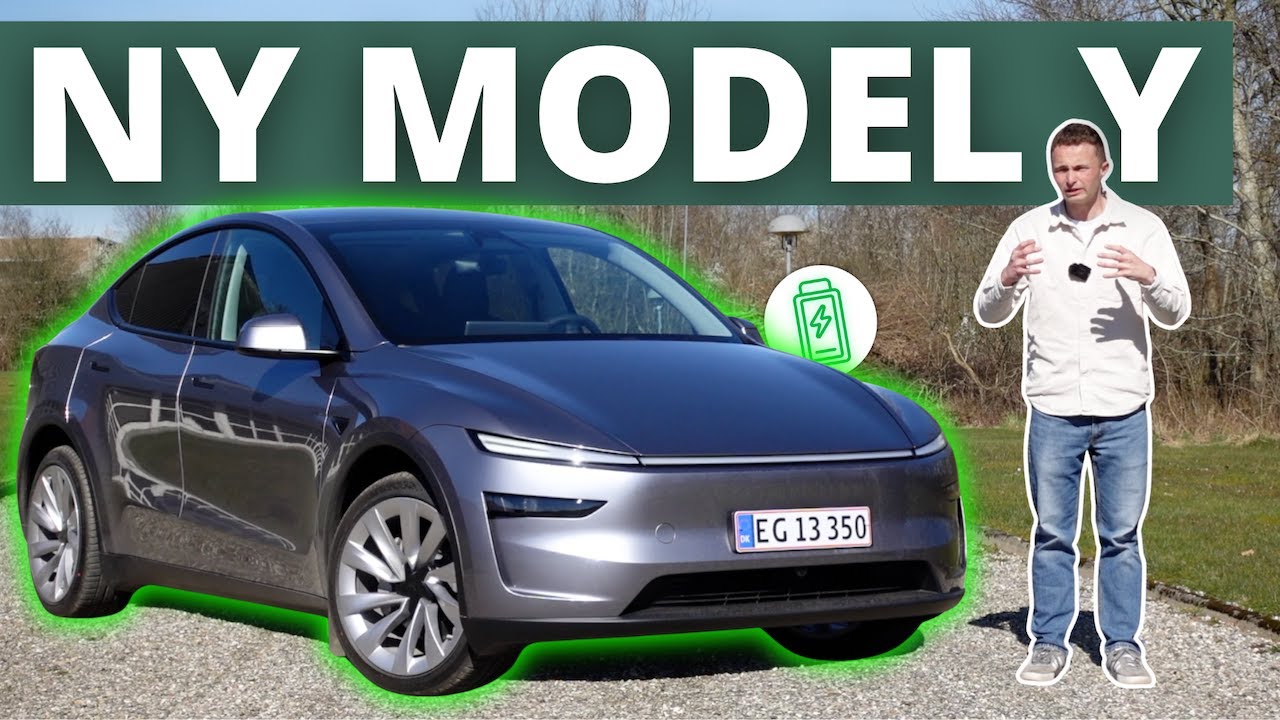 Den nye Model Y er en FREMRAGENDE bil! Tesla Model Y TEST - YouTube