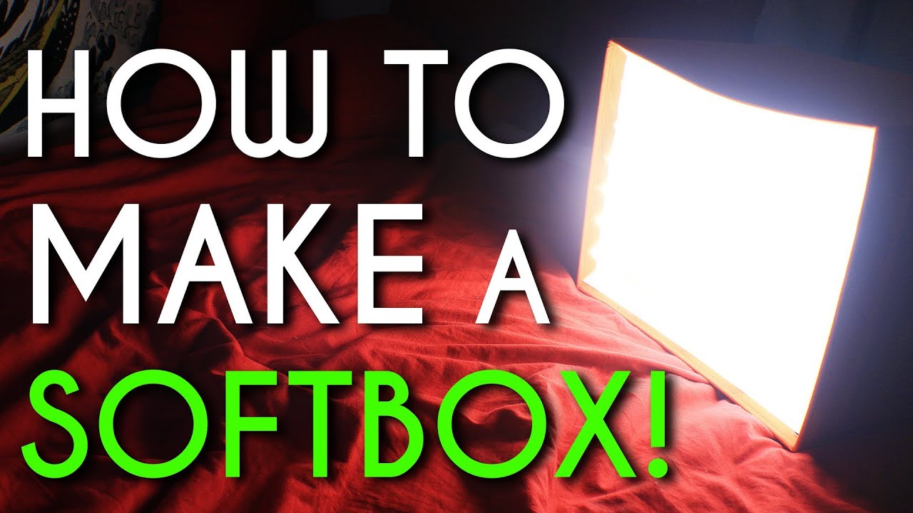 HOW TO MAKE A SOFTBOX - YouTube