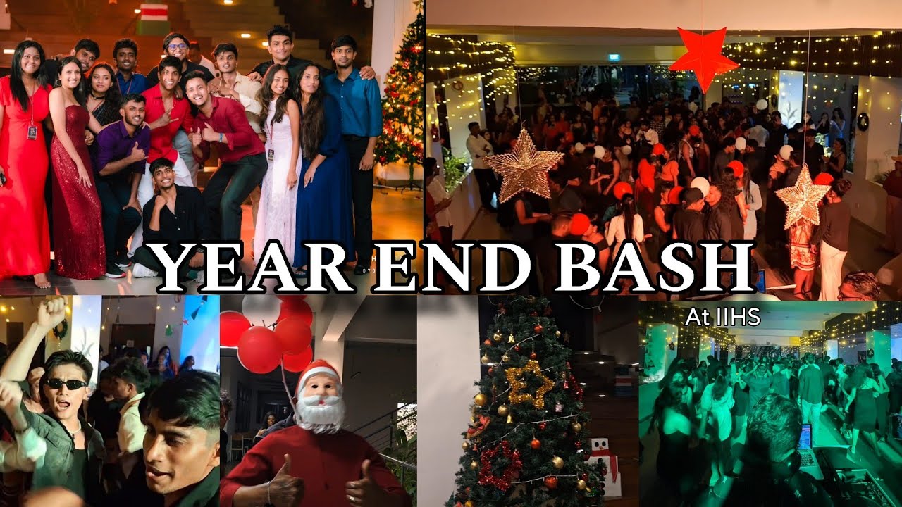 Year end bash 2024 at IIHS| Christmas party | A night to remember ♥️ ️ ...