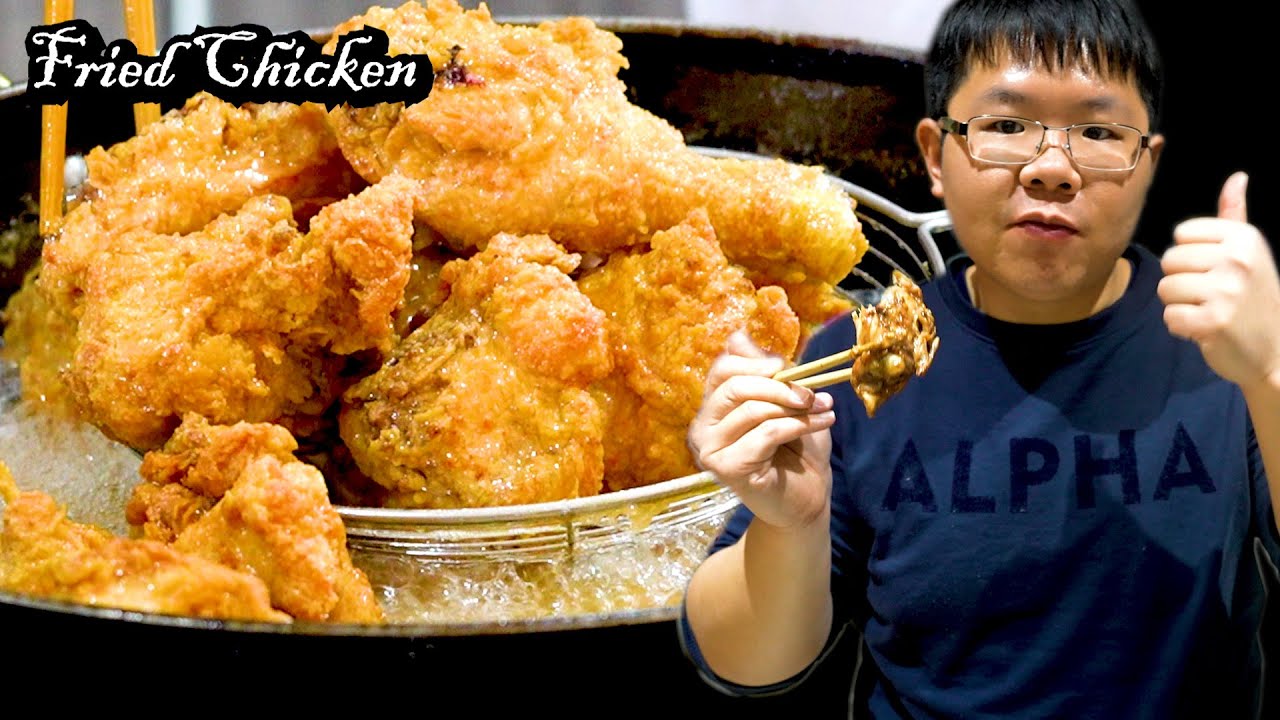 How Chinese Chef Cooks Fried Chicken - YouTube