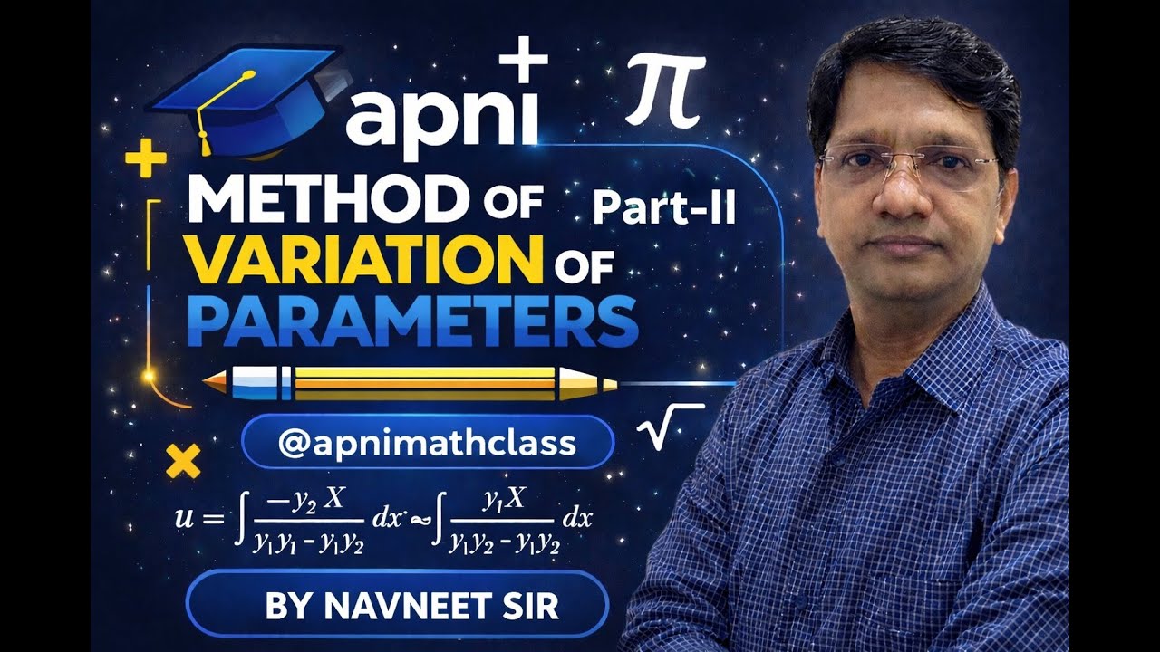 Variation of Parameter Part-II - YouTube