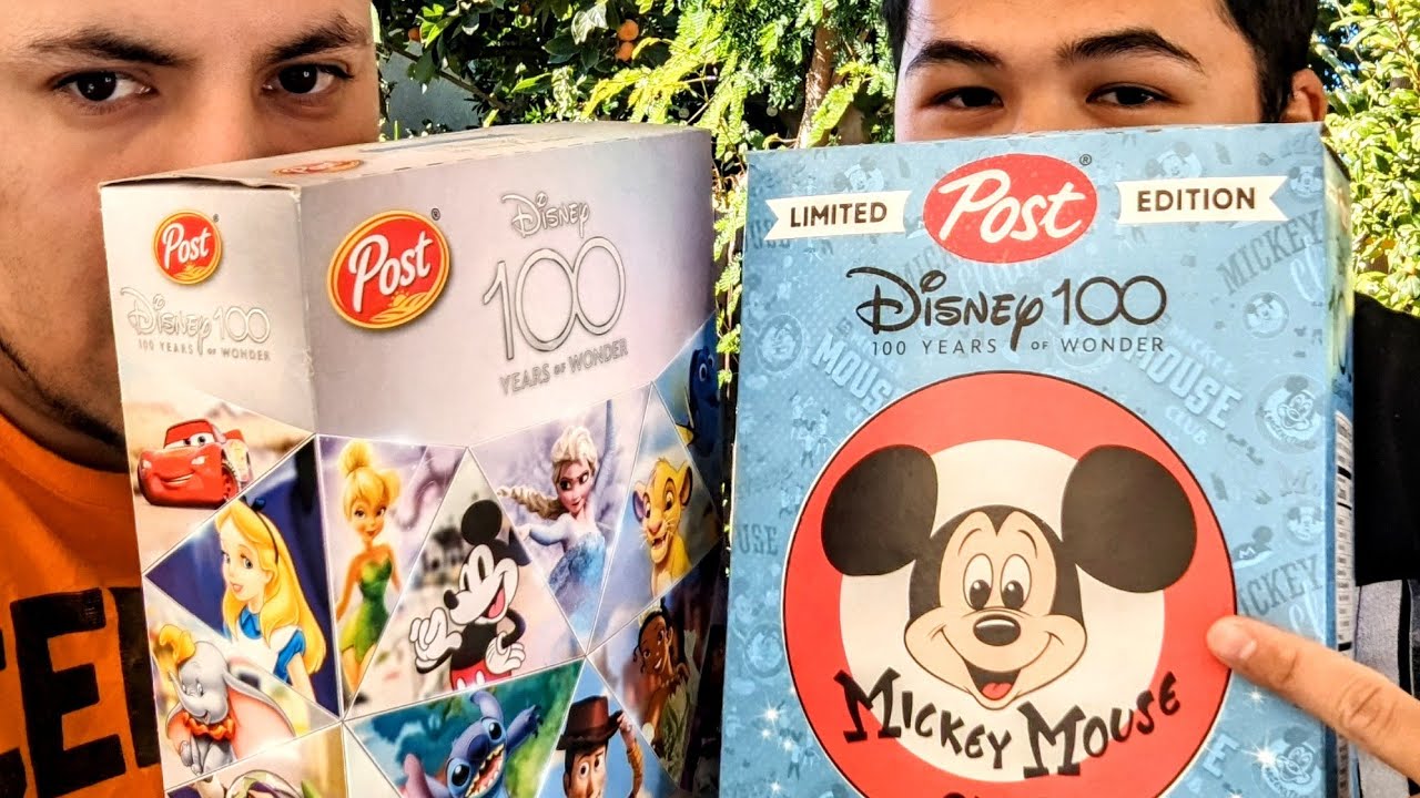 Mickey Mouse Cereal Review with Special guest - YouTube