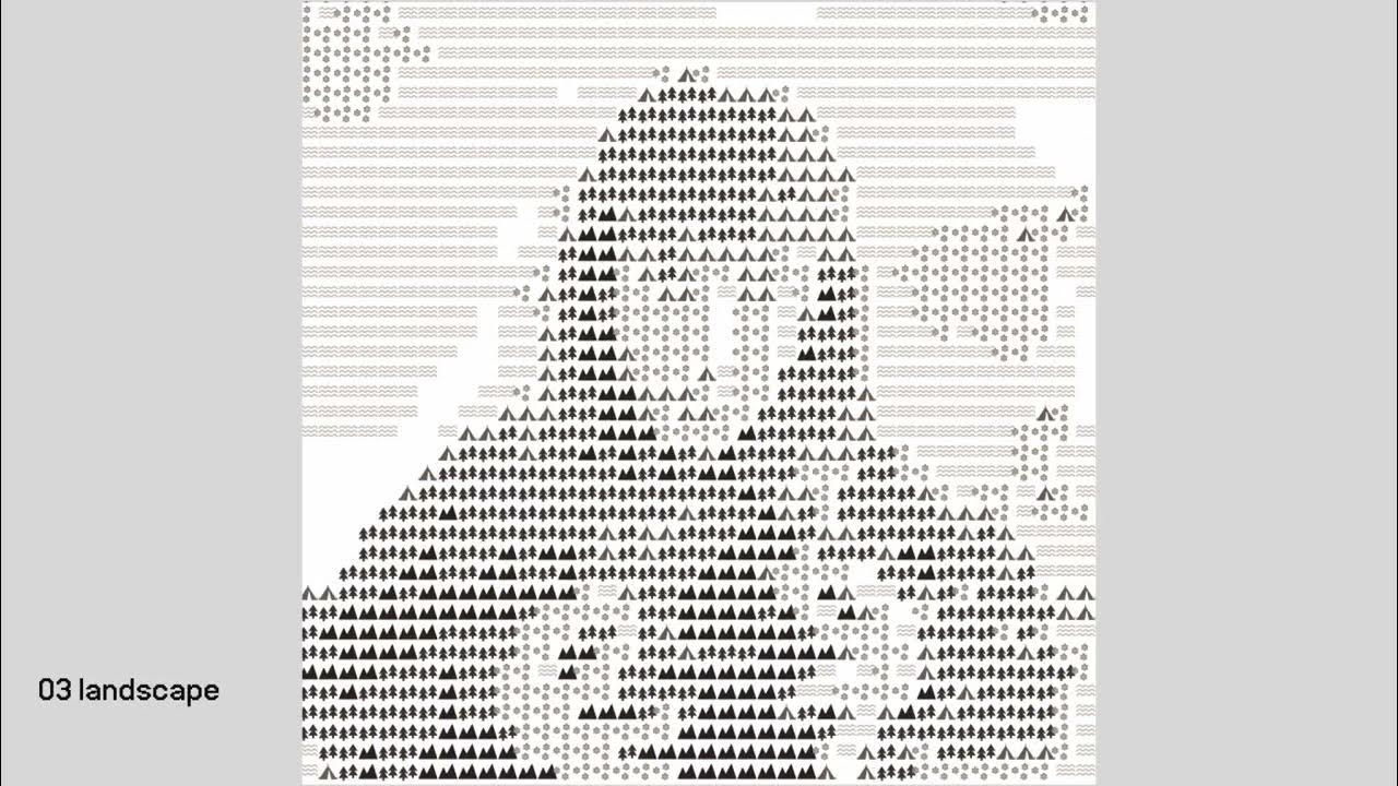 Processing ASCII Pixelart Experiments - YouTube