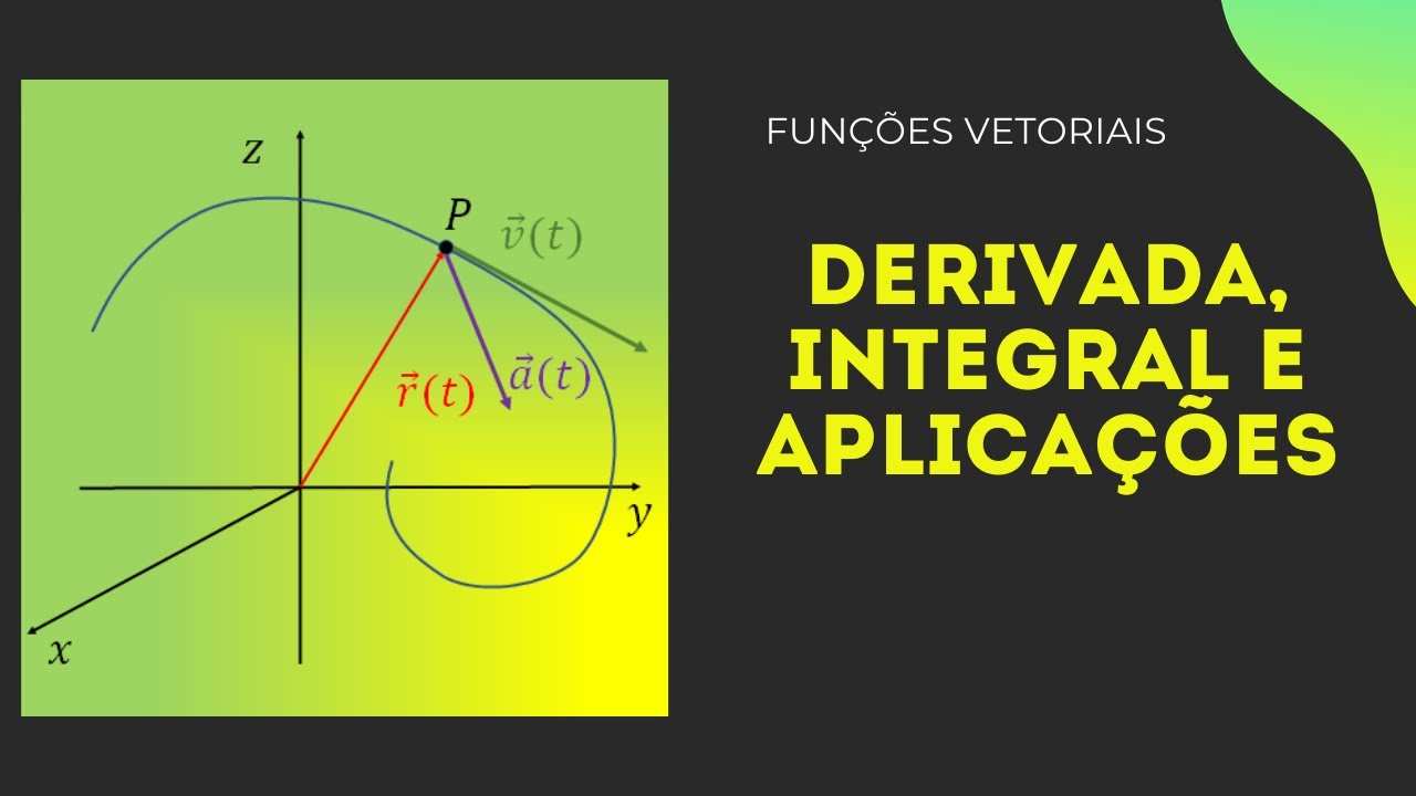 Derivada E Integral De Funções Vetoriais Youtube