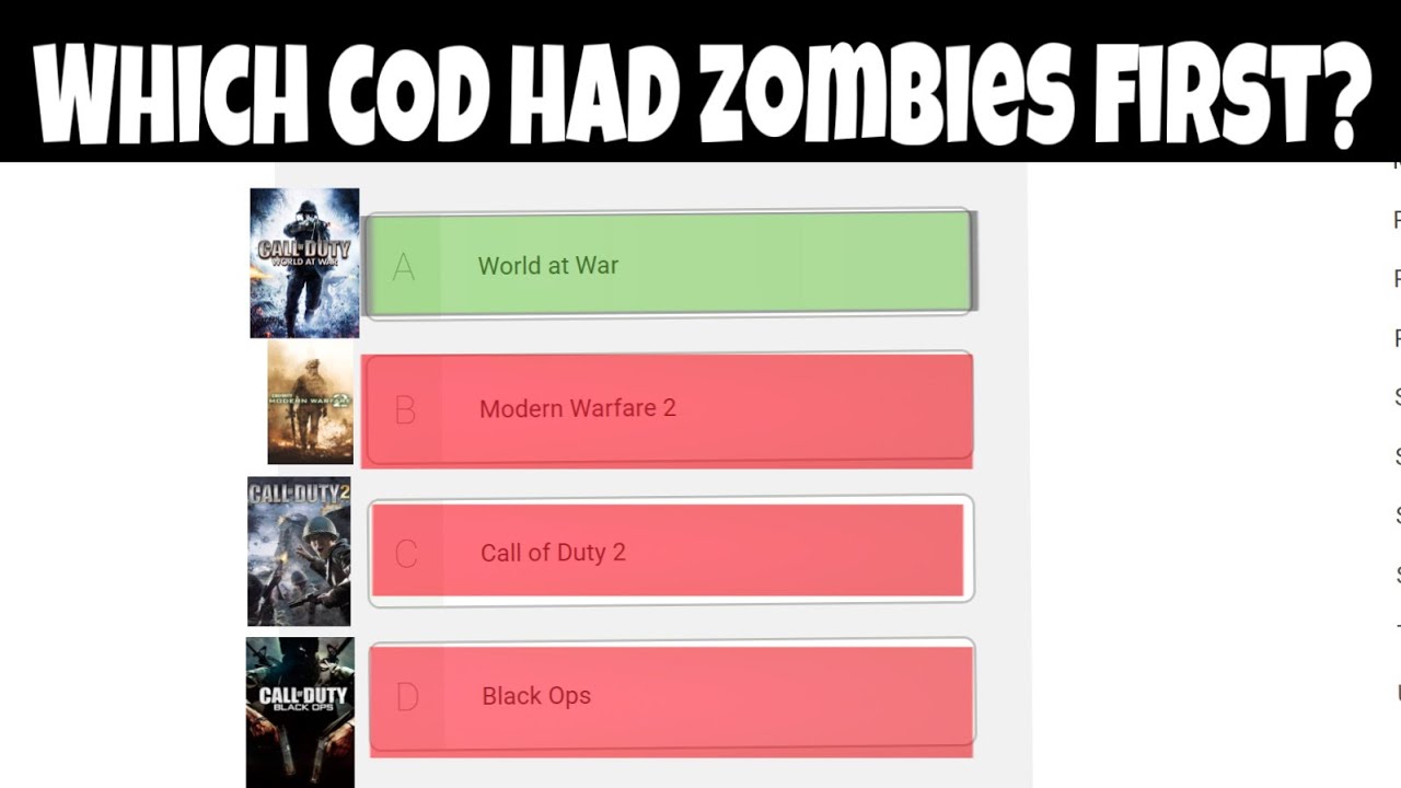 Taking The Ultimate Call Of Duty Quiz - YouTube