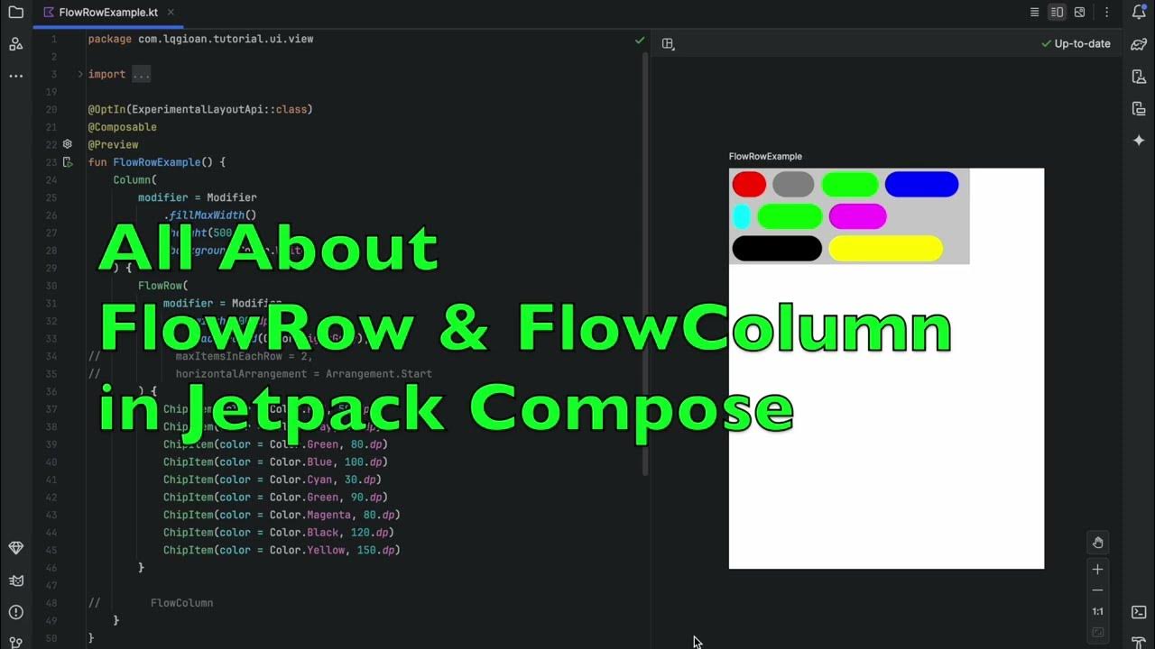 All about FlowRow and FlowColumn in Jetpack Compose - YouTube