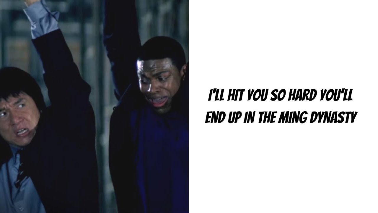 Most Iconic and memorable Quotes from Rush Hour the movie - YouTube