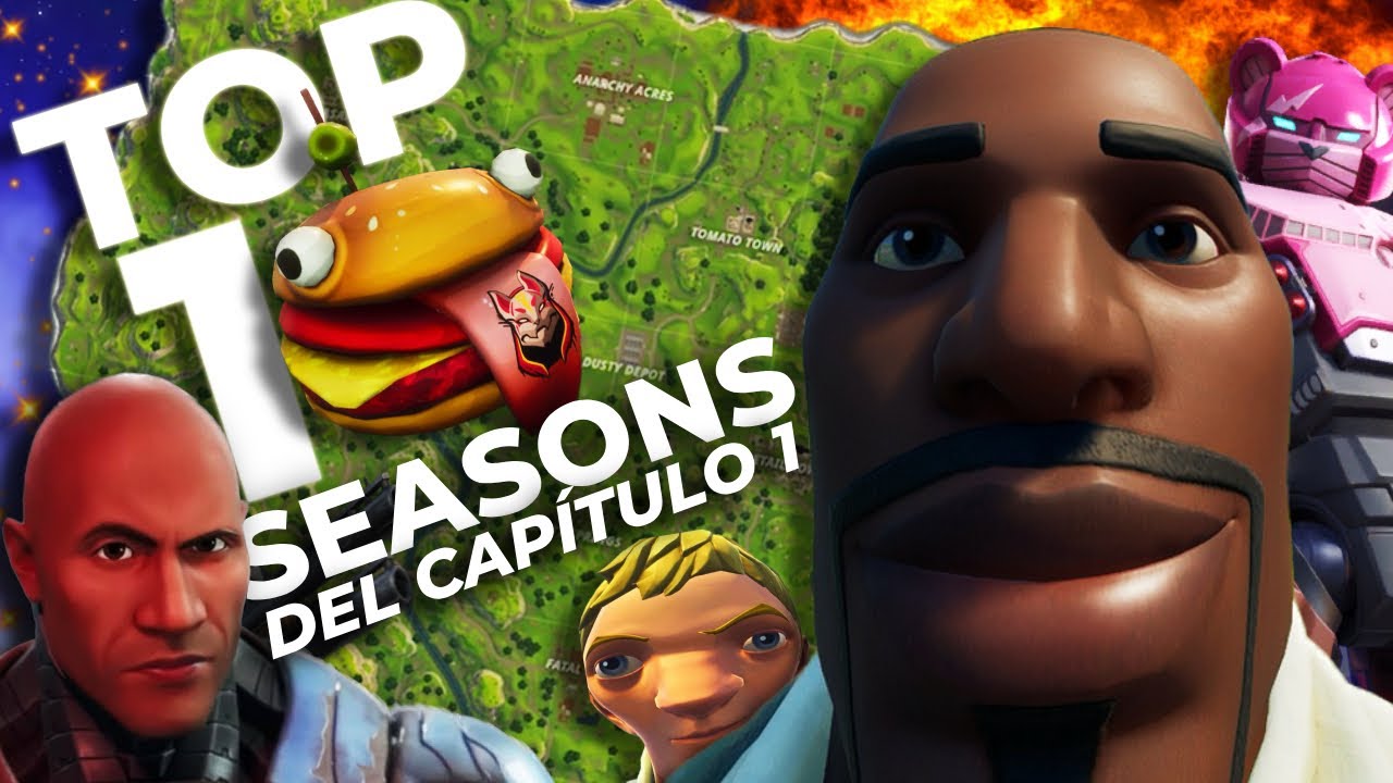 TOP 10 MEJORES TEMPORADAS del CAPÍTULO 1 de FORTNITE - YouTube