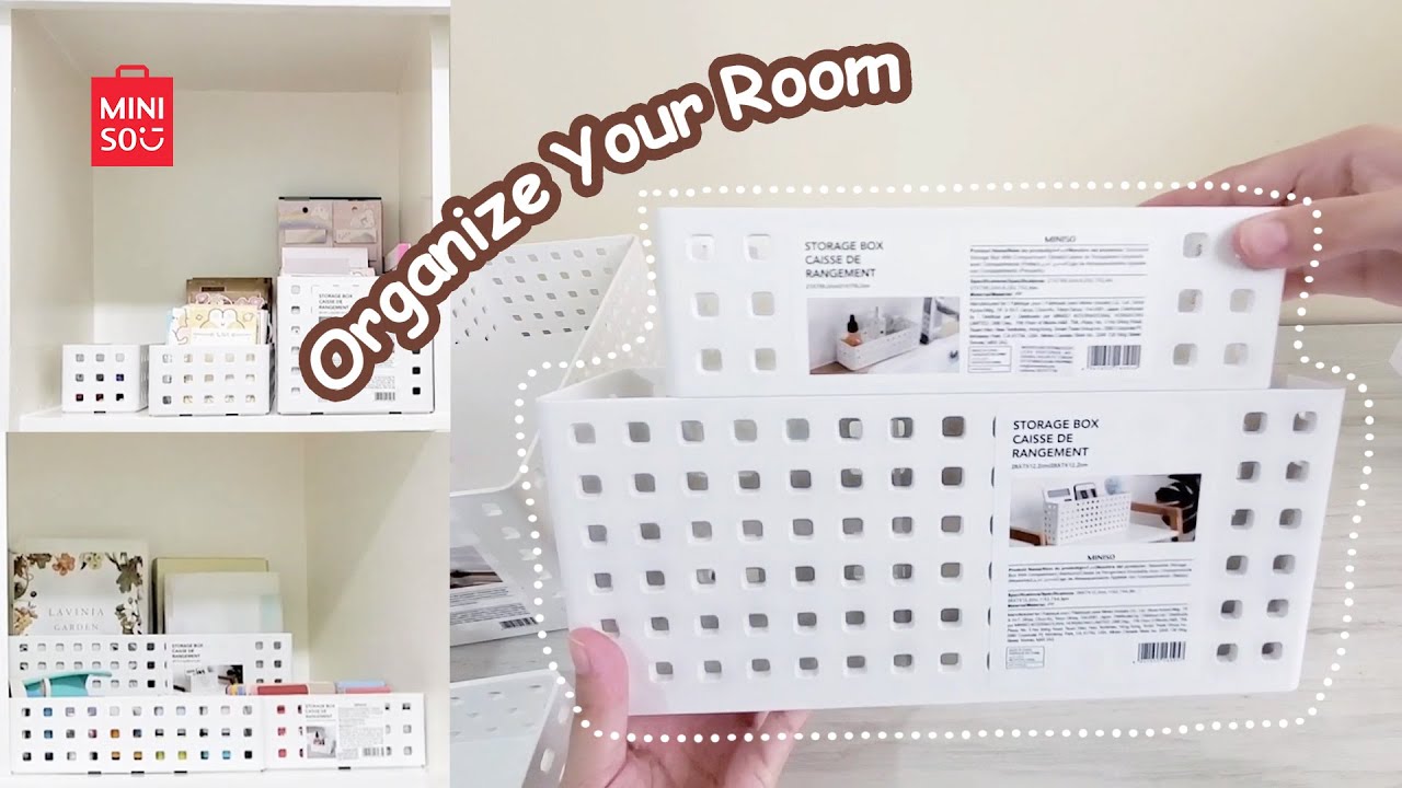 Organize with me 2020 | MINISO Storage Box | Room Tour | Organizing my ...