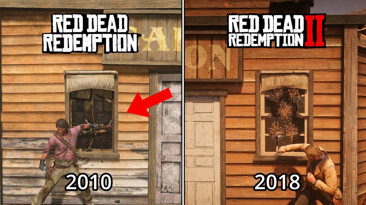 (Part 2) RDR1 VS RDR2 Ultimate Physics and Details Comparison - YouTube