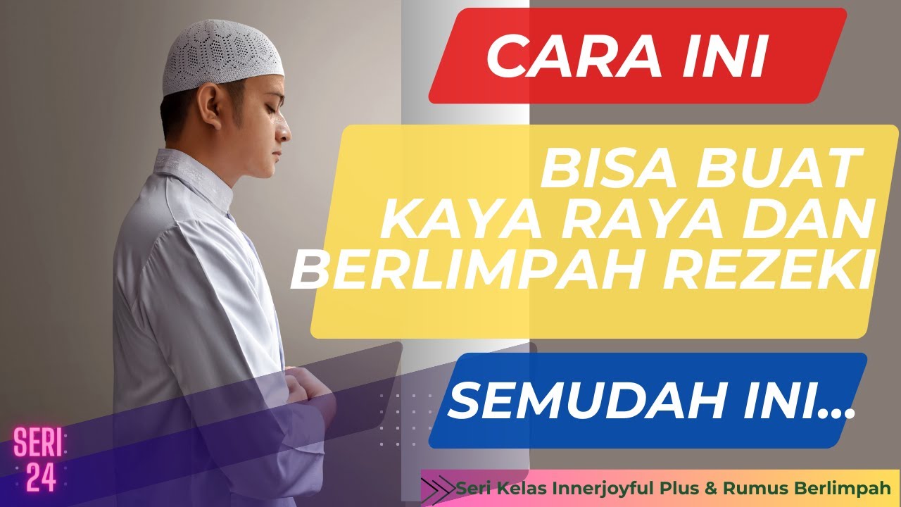 Rumus KAYA RAYA Paling Mudah yg banyak dilupakan, 24 Reprograming ...