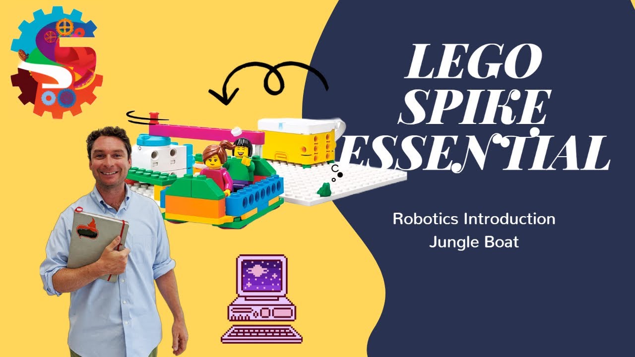 LEGO Spike Essential - Great Adventures - Jungle Boat Robot - LEGO ...