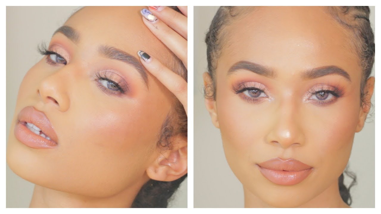 Easy Pinky Spring Makeup Tutorial - YouTube