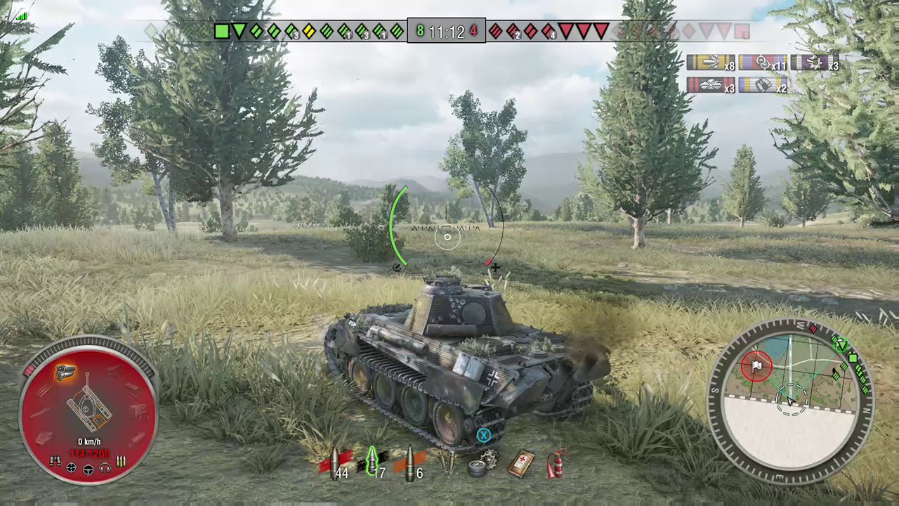 World of Tanks Xbox one Revenant Kraft's Panther 4 Kills - YouTube