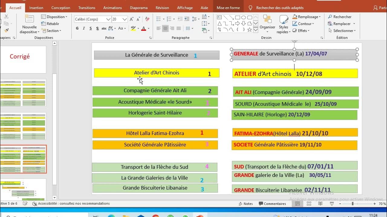 G E D LE CLASSEMENT ALPHANUMERIQUE 1 - YouTube