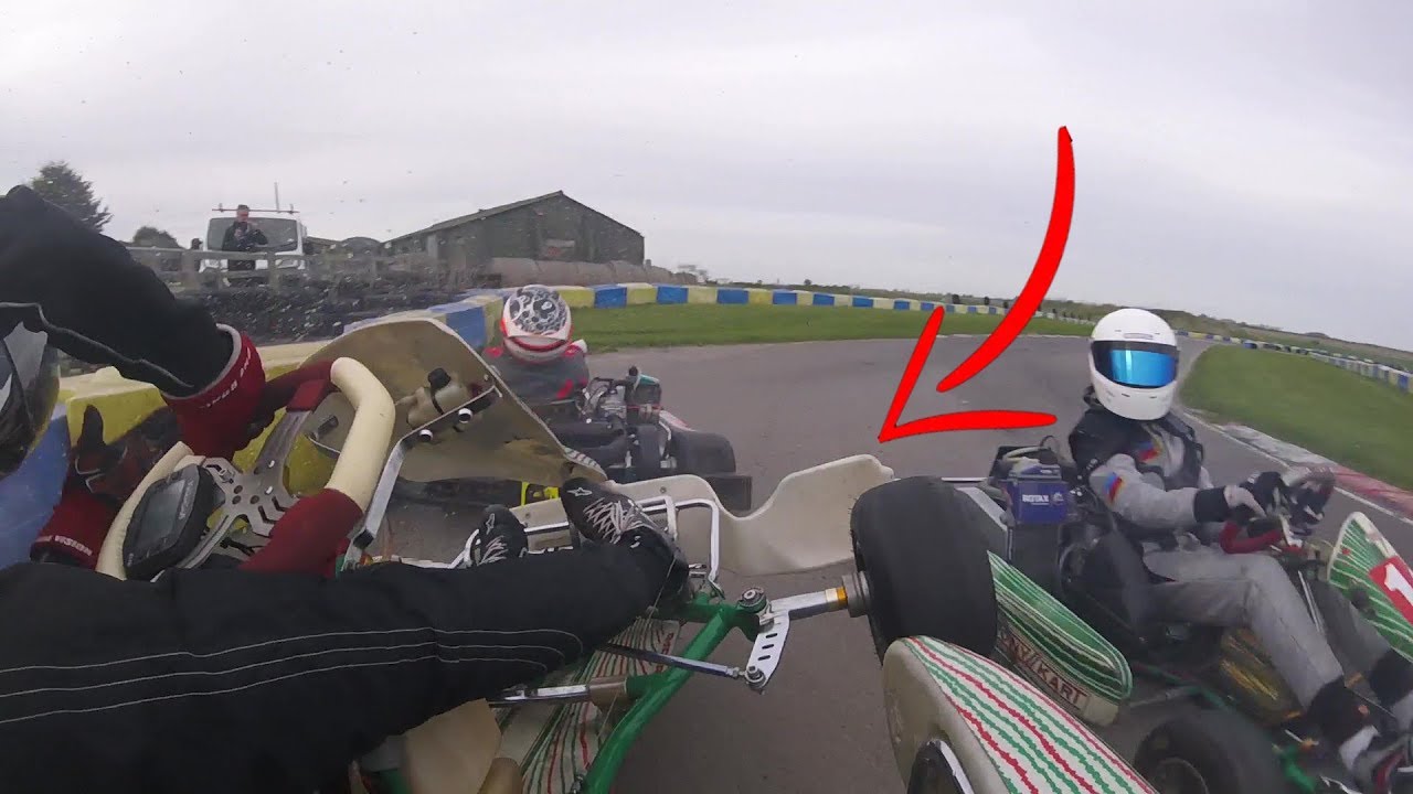 Karting Crash and Air in Practice - YouTube