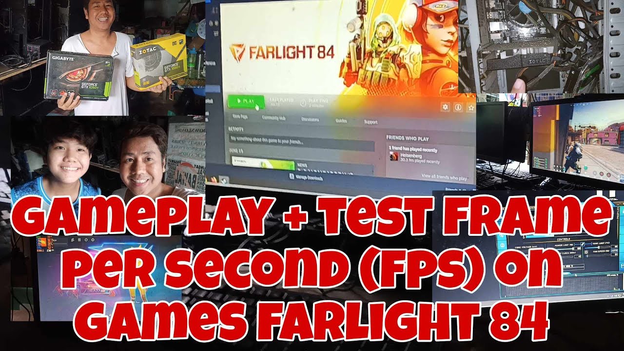 GAMEPLAY + TESTING FRAME PER SECOND (FPS) ON GAMES PART 8 (FARLIGHT 84 ...