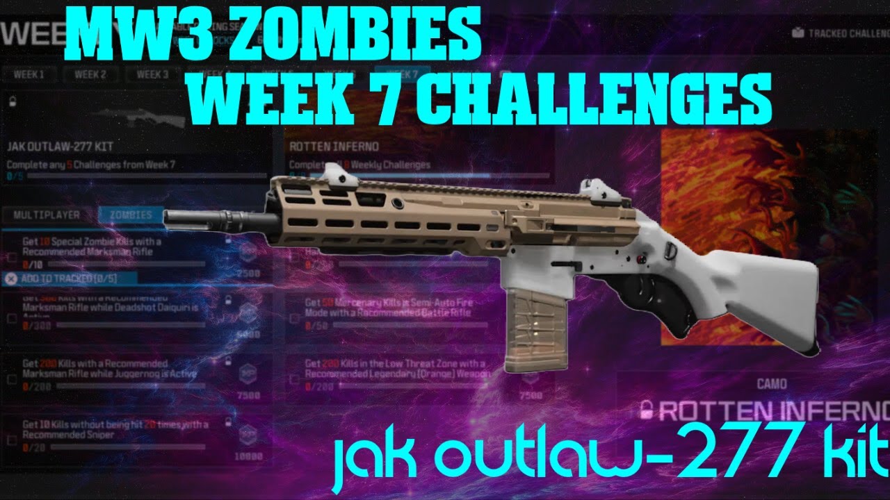 LIVE! MW3 Zombies Week 7 challenges #MW3 #Zombies #Warzone #Callofduty ...