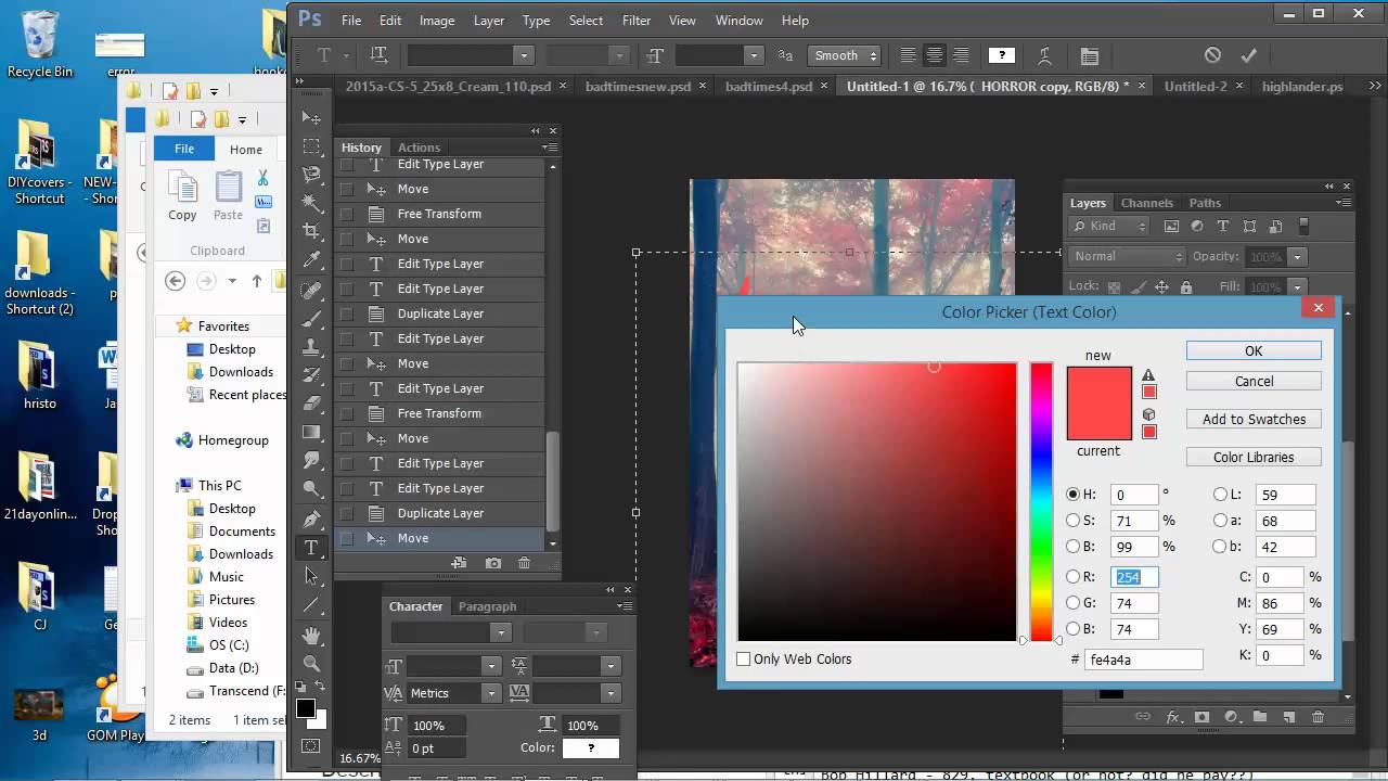 How to make a fiction book cover in Photoshop for your novel - YouTube