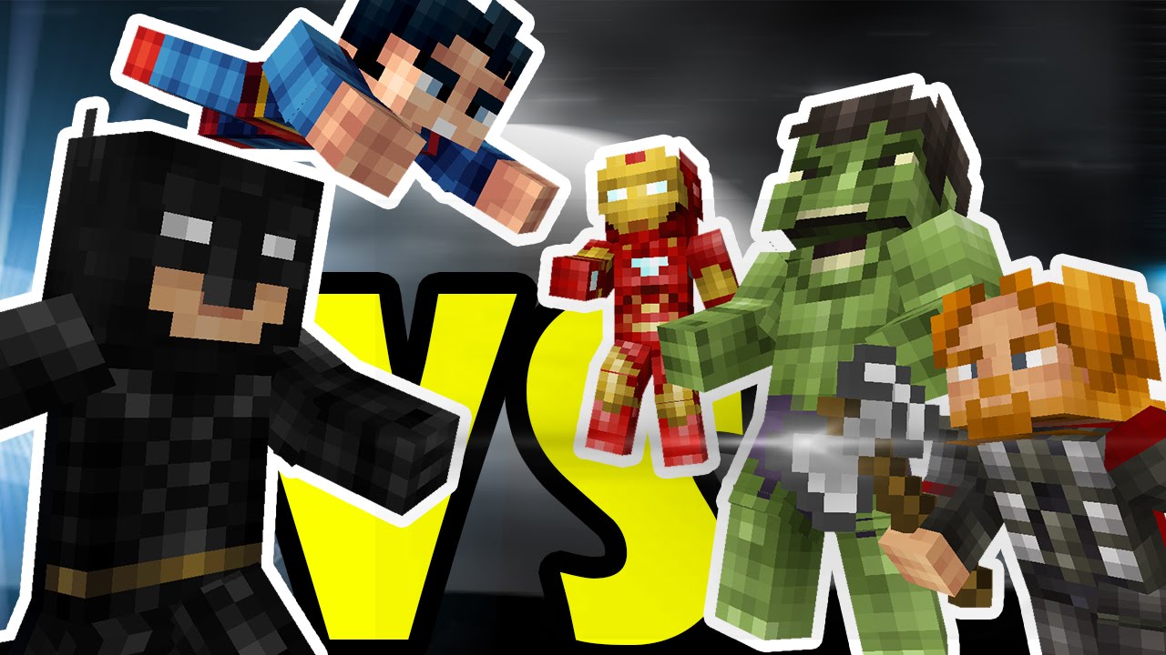 SuperMan & Batman VS. The Avengers!!| Minecraft SuperHeroes Conquest [2 ...
