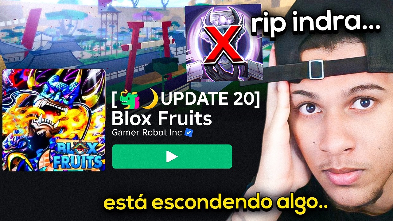 O BLOX FRUITS ATUALIZOU MAS o RIP_INDRA ESTÁ ESCONDENDO DE TODOS NÓS ...