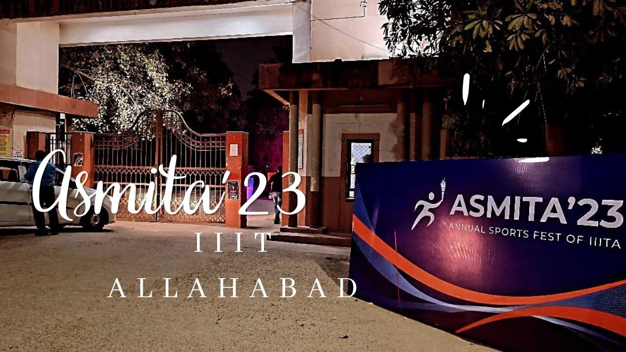 Asmita 2023 IIIT Allahabad - YouTube