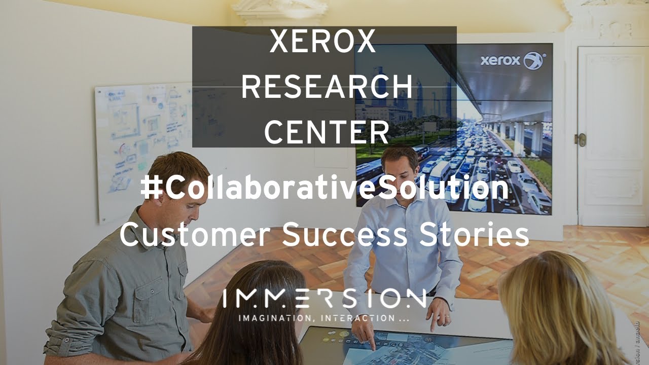 Innovative and Collaborative Room by Immersion: Xerox Research Centre ...