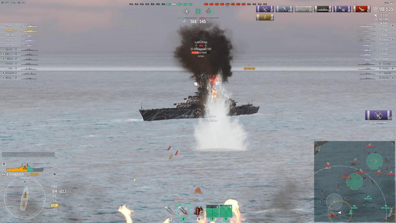 Thunderer T10 British BB | 7 Kills, 301k Damage | World of Warships ...