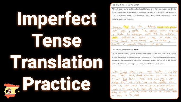 Imperfect Tense Spanish