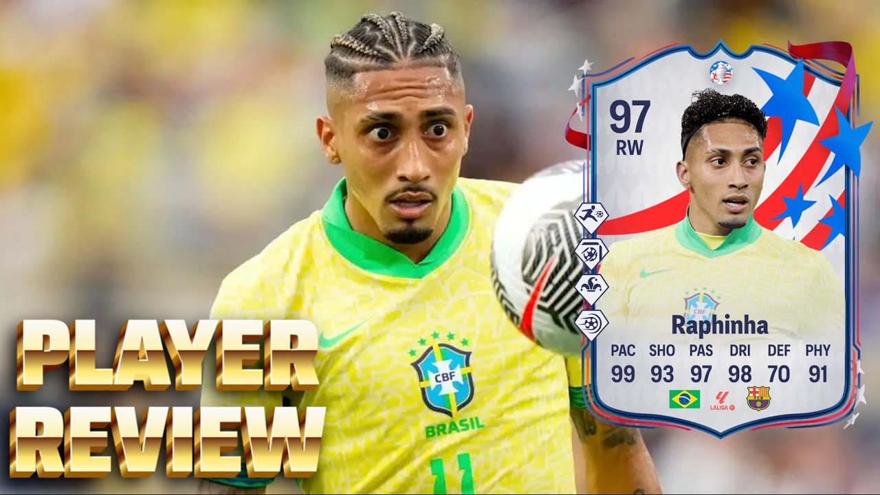 QUE ES ESTA CARTA EA?! -REVIEW RAPHINHA 97 COPA AMERICA TOTT EAFC 24 ...
