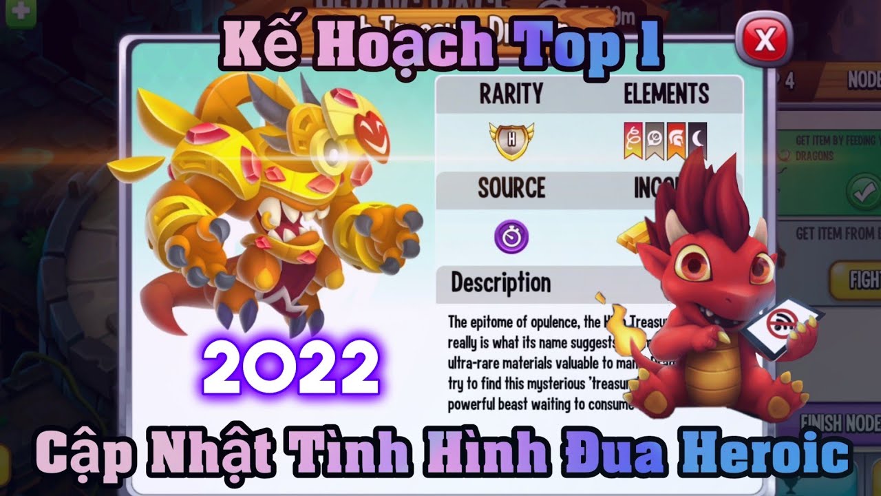 Dragon City tập 659 : Cập Nhật Tình Hình Đua Heroic - Kế Hoạch Top 1 ...