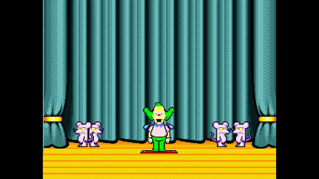 Game Over: The Simpsons Krusty Super Fun House (Genesis) - YouTube