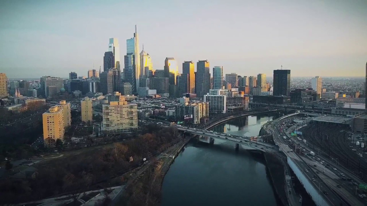Drone view of Philadelphia - Shot with DJI Mavic Mini - YouTube