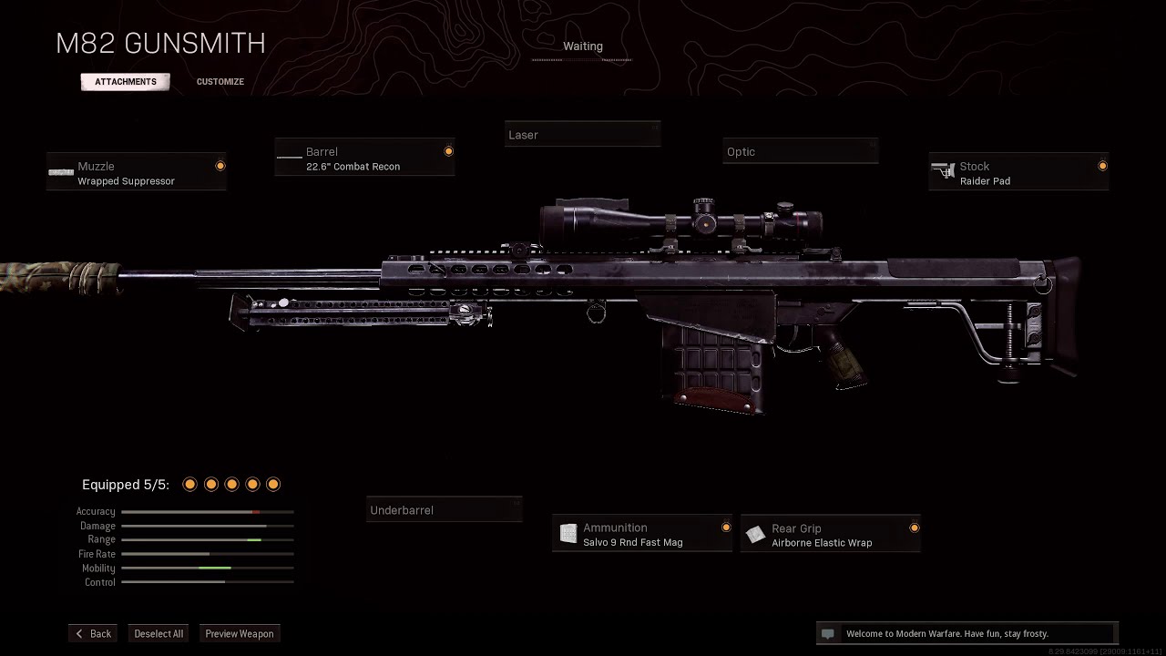 M82 Sniper Class Setup Warzone Cold War - YouTube
