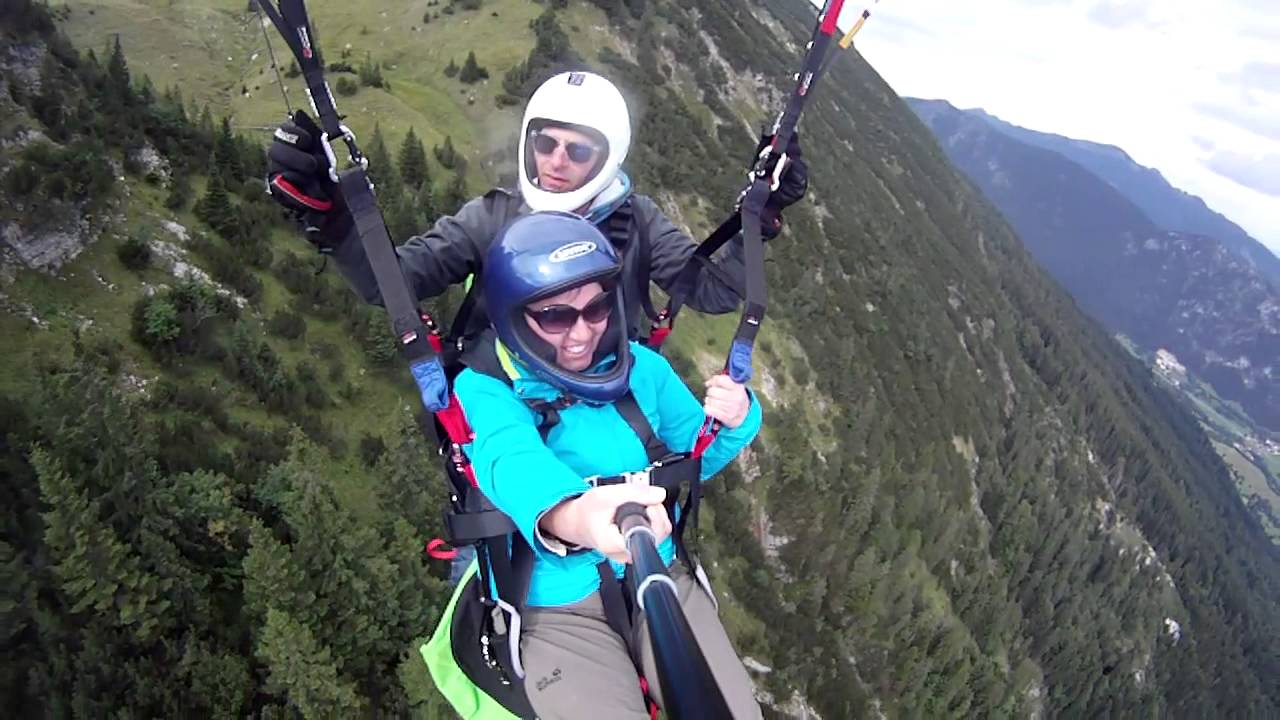 Gleitschirm Tandemflug im Allgäu mit GlideAir - YouTube