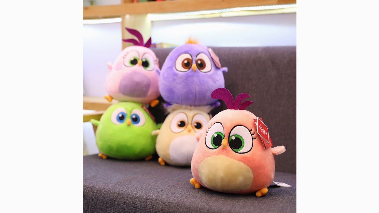 High quality Birds plush toy Red Chuck Bomb Bad piggies Stuffed Toys ...