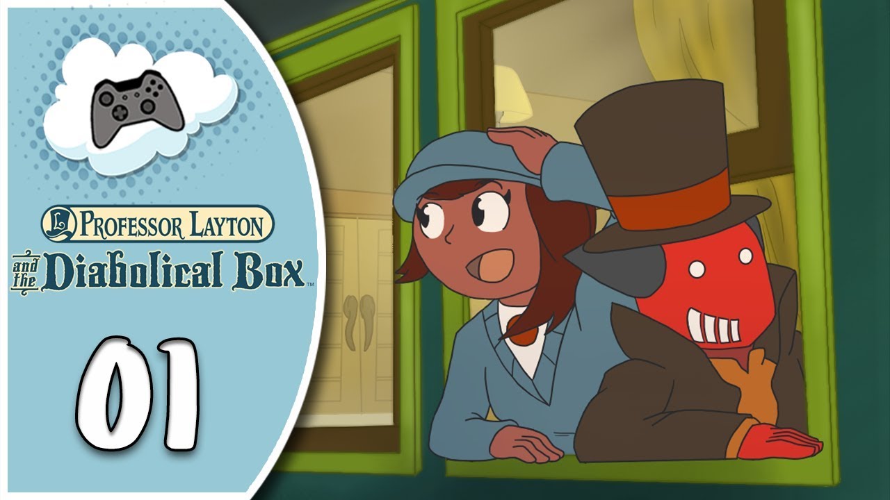 Professor Layton and the Diabolical Box - Ep 1 - Train Ride! - YouTube