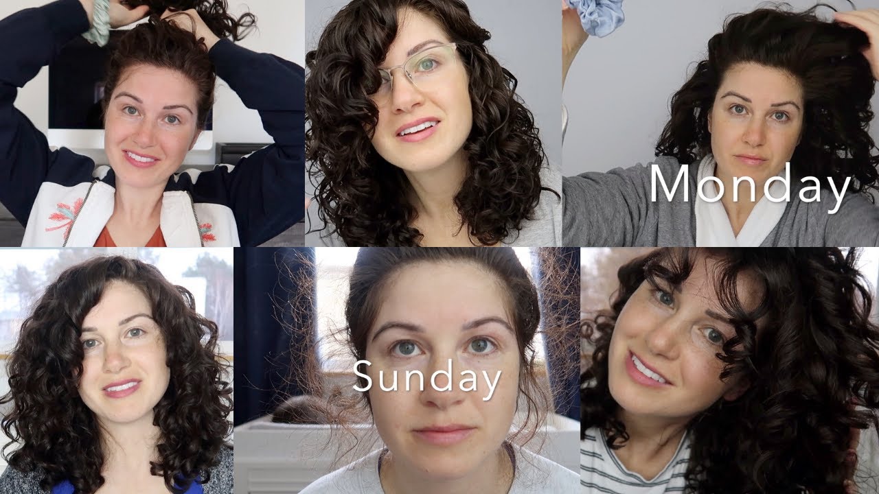 Curly Girl Method | a FULL WEEK | YouTube vs Reality - YouTube