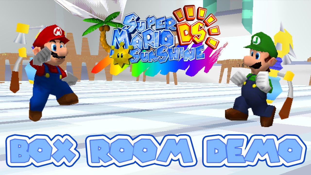 Super Mario Sunshine DS - Box Room Demo 100% Walkthrough - YouTube